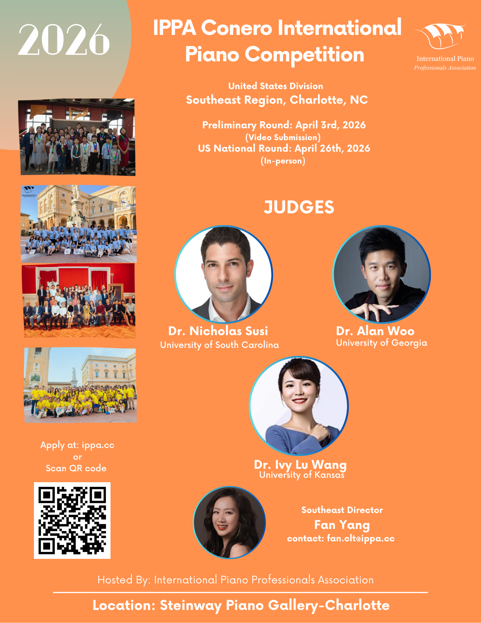 Charlotte IPPA 2026 – International Piano Professionals Association